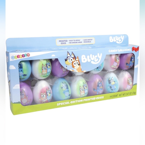 Galerie | Toys | Disneys Bluey Printed Easter Eggs 4ct Filled With ...